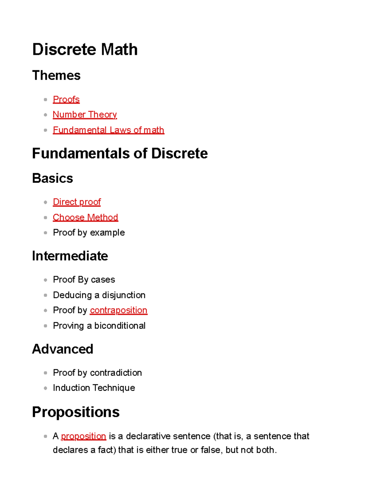 Discrete Math - Discrete Math Themes Fundamentals of Discrete Basics ...