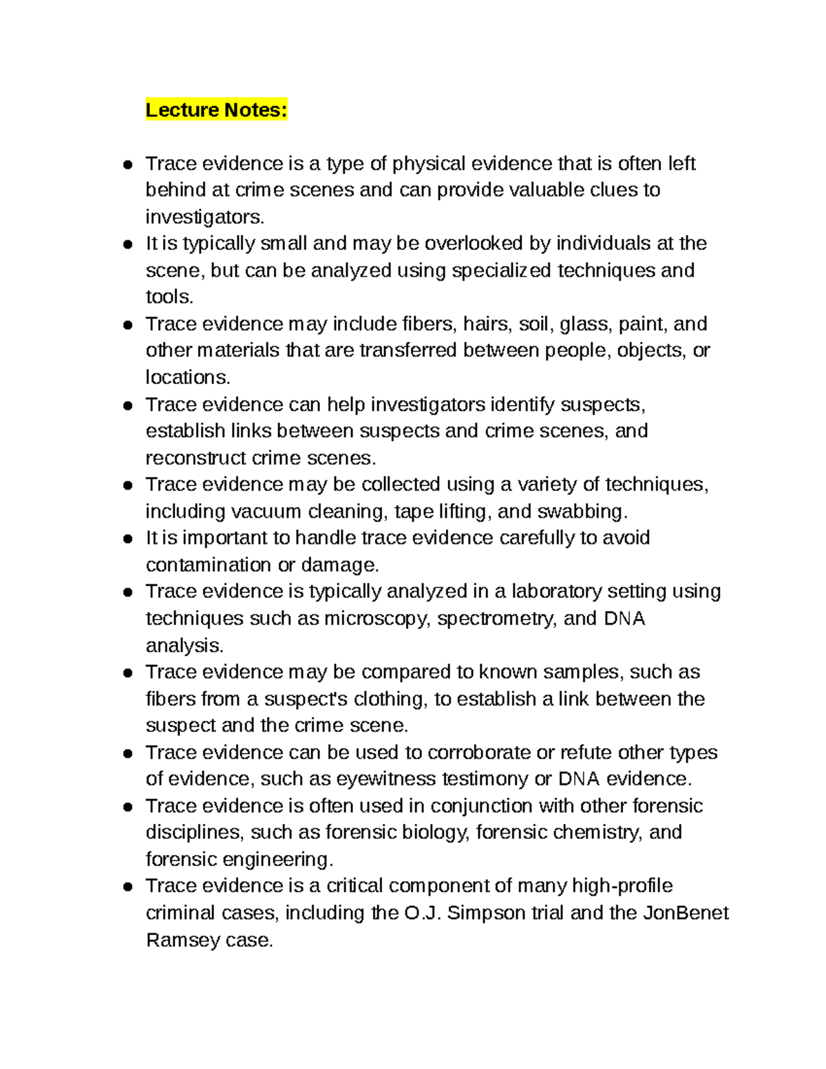 Lecture Notes Trace Evidence Forensics Google Docs Lecture Notes lecture-notes-trace-evidence-forensics-google-docs-lecture-notes