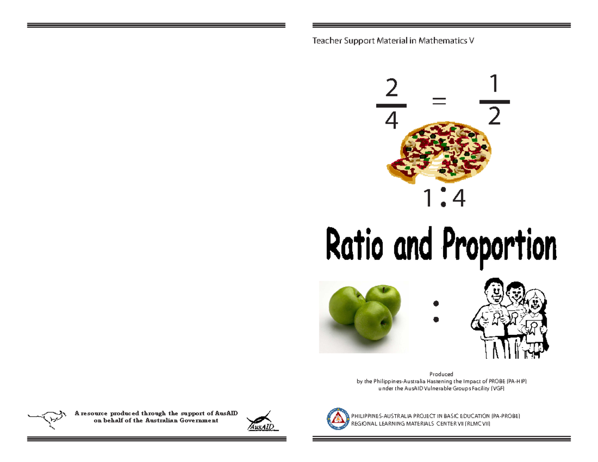 Ratio and proportion rev 2010 - A resource produced through the support ...