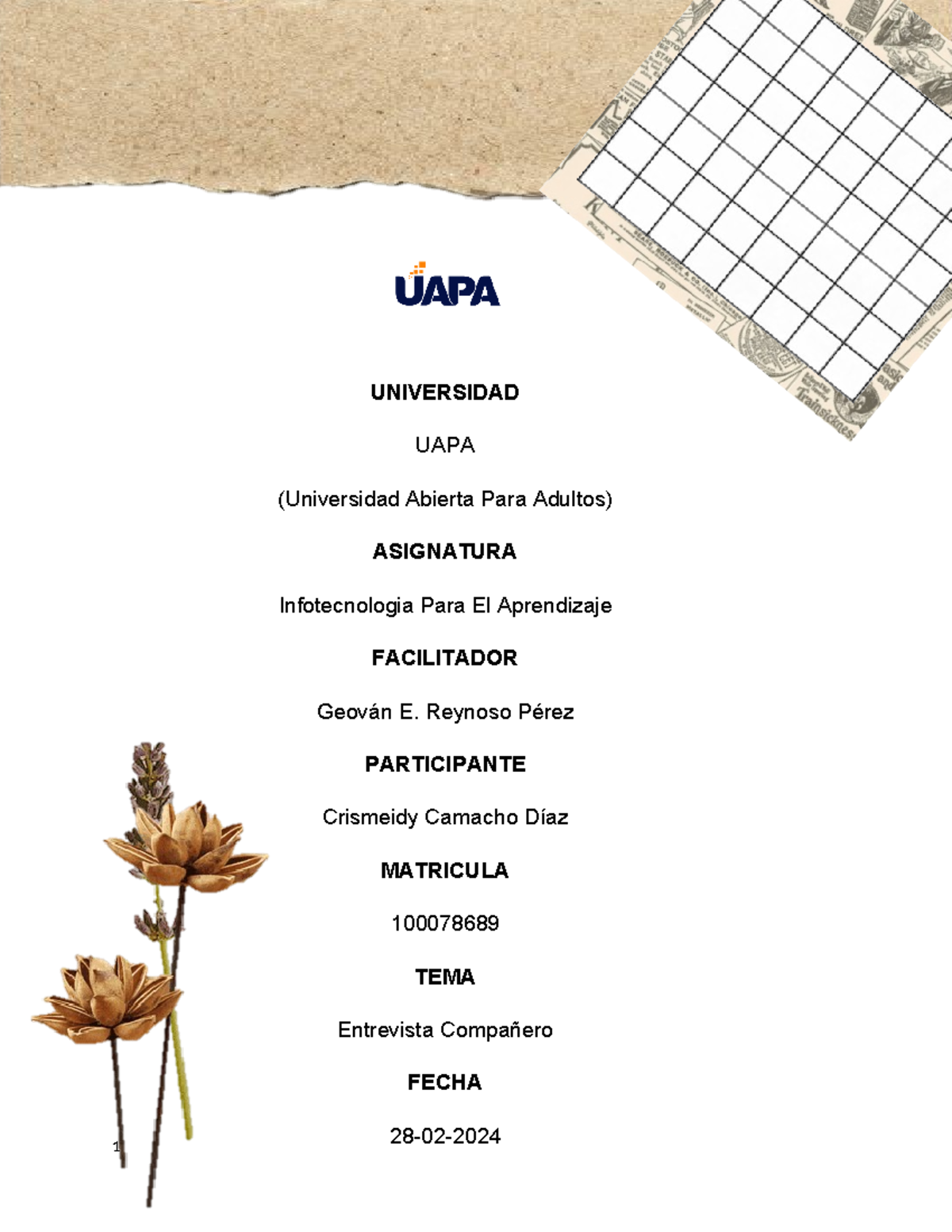 Tarea III - UNIVERSIDAD UAPA (Universidad Abierta Para Adultos ...