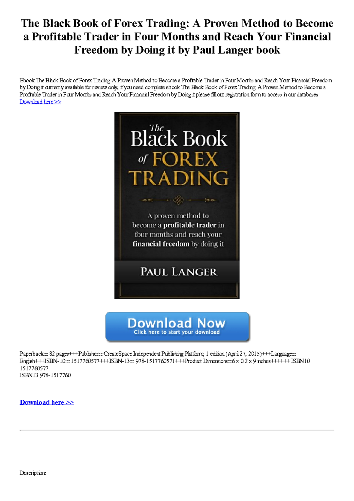 Scribd - The Black Book of Forex Trading: A Proven Method to Become a ...