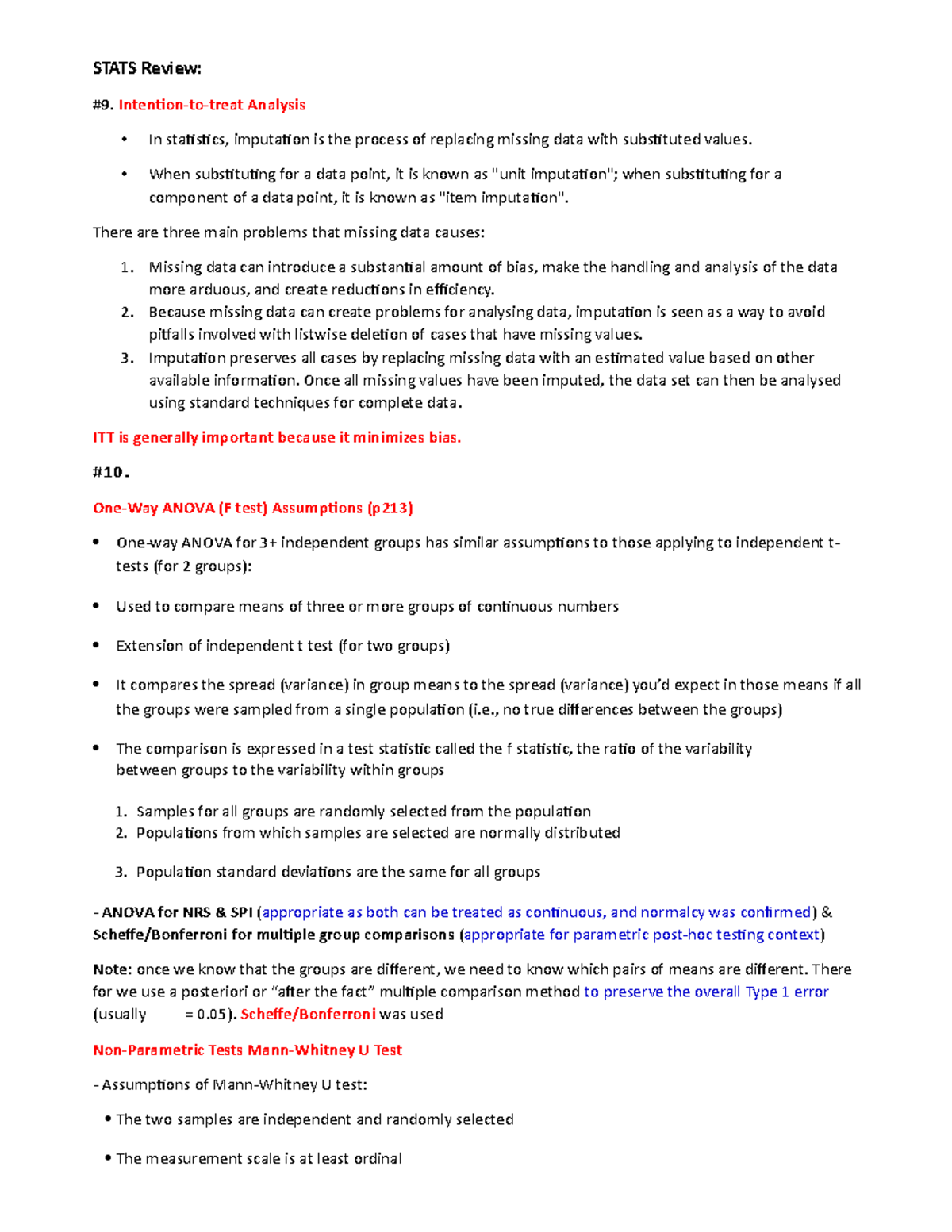 Stats Review - STATS Review: #9. Intention-to-treat Analysis In ...