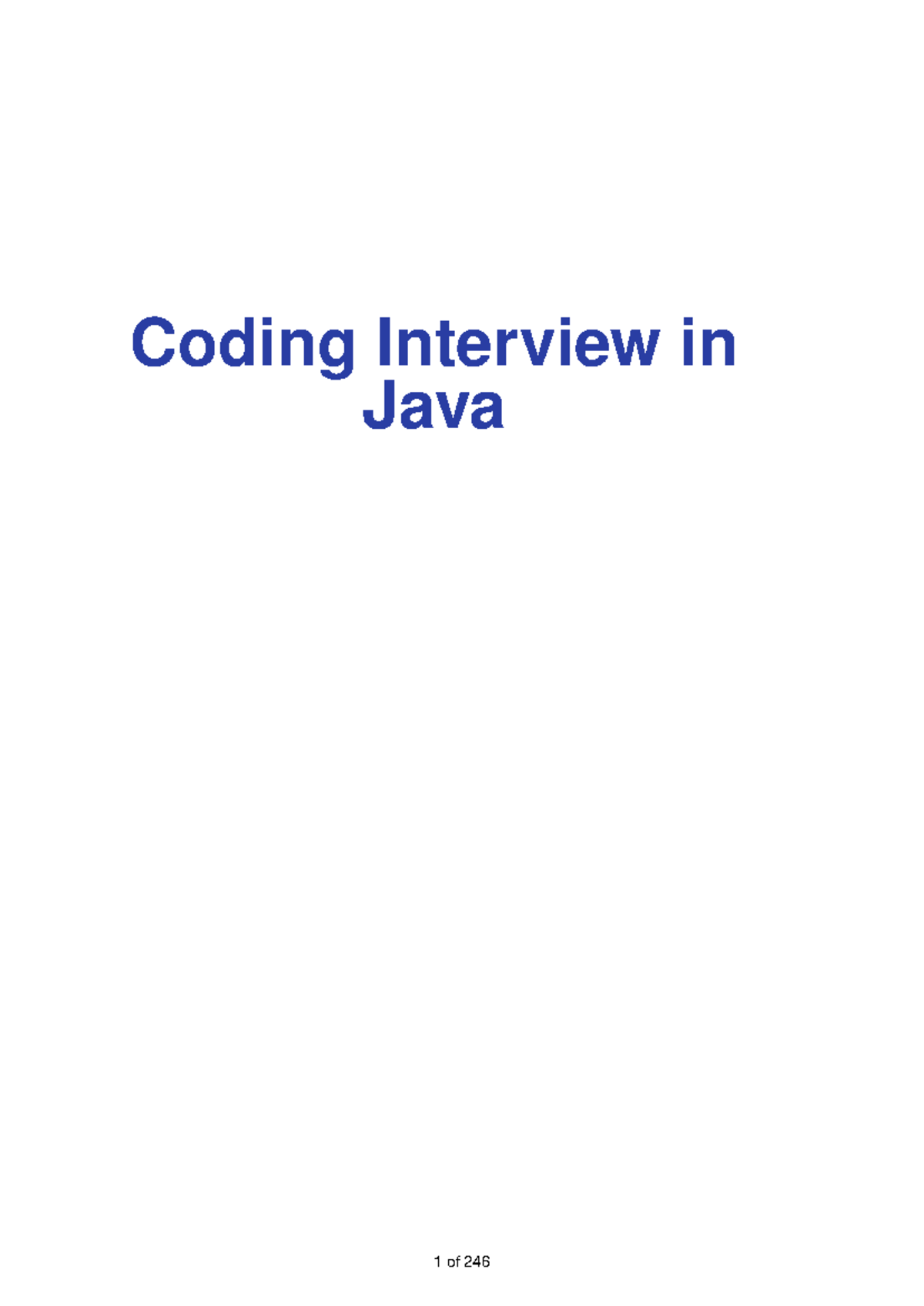 Java - Java notes - Coding Interview in Java Program Creek May 1 st ...