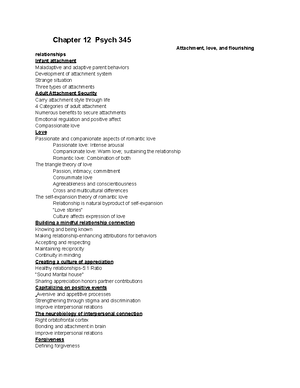 PSYC 345 Chapter 7 - Psych 345 Chapter 7 Emotion-focused coping ...