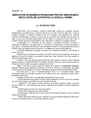 1. Sistemul DE Indicatori Statistici AI Economiei Nationale - Capitolul ...