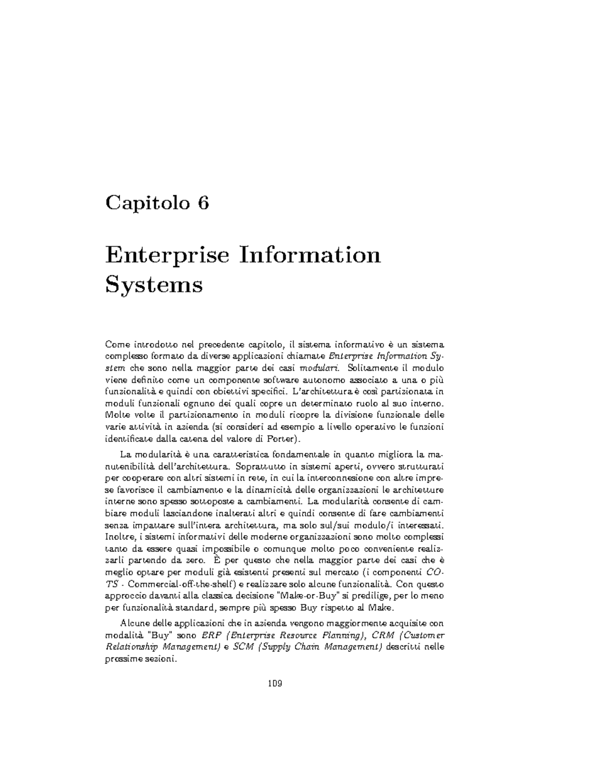 Capitolo 6-EIS - Warning: TT: undefined function: 5 Capitolo 6 ...
