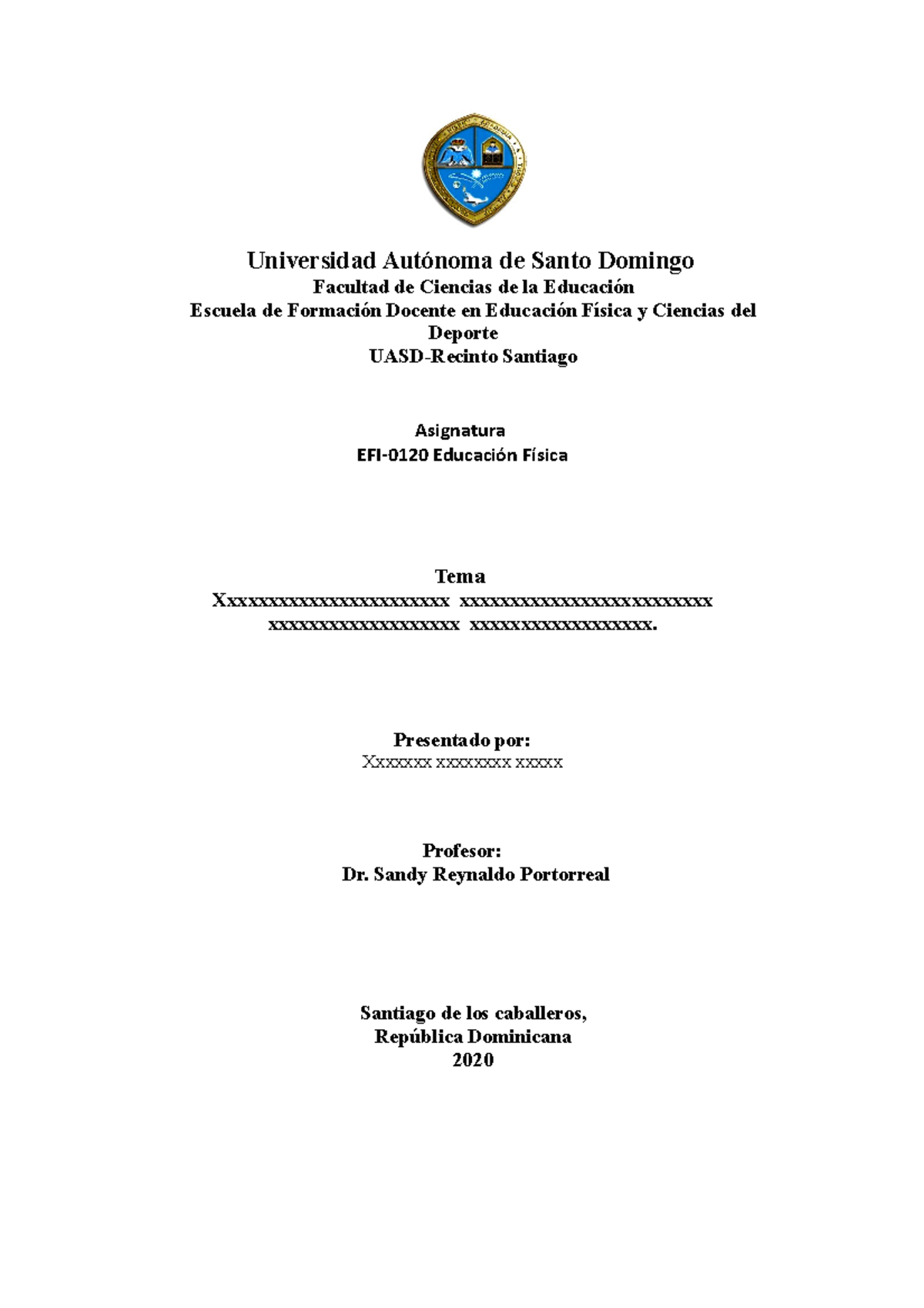 Ejemplo de estructura de informe de lectura uasd - Letras 011-12 - UASD ...