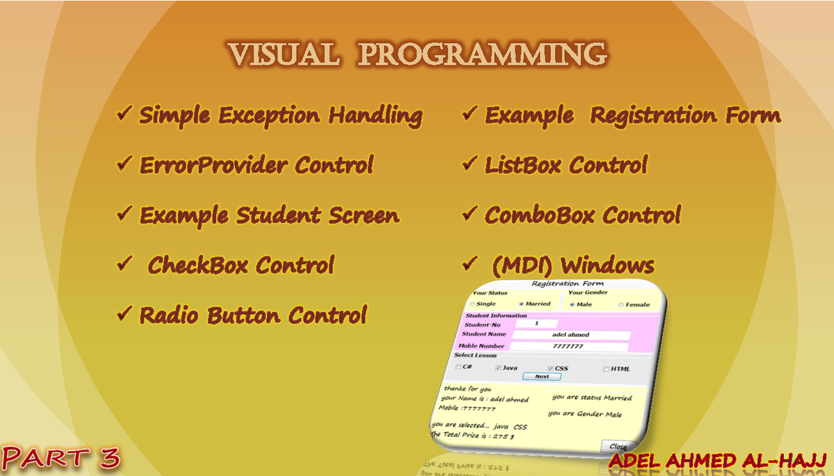Visual Programming Lec 3 2 Simple Exception Handling Exception Is An Unexpected Error That