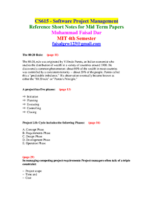 CS614 Short notes for Midterm - CS614 Short Notes-mid-term/ Short ...