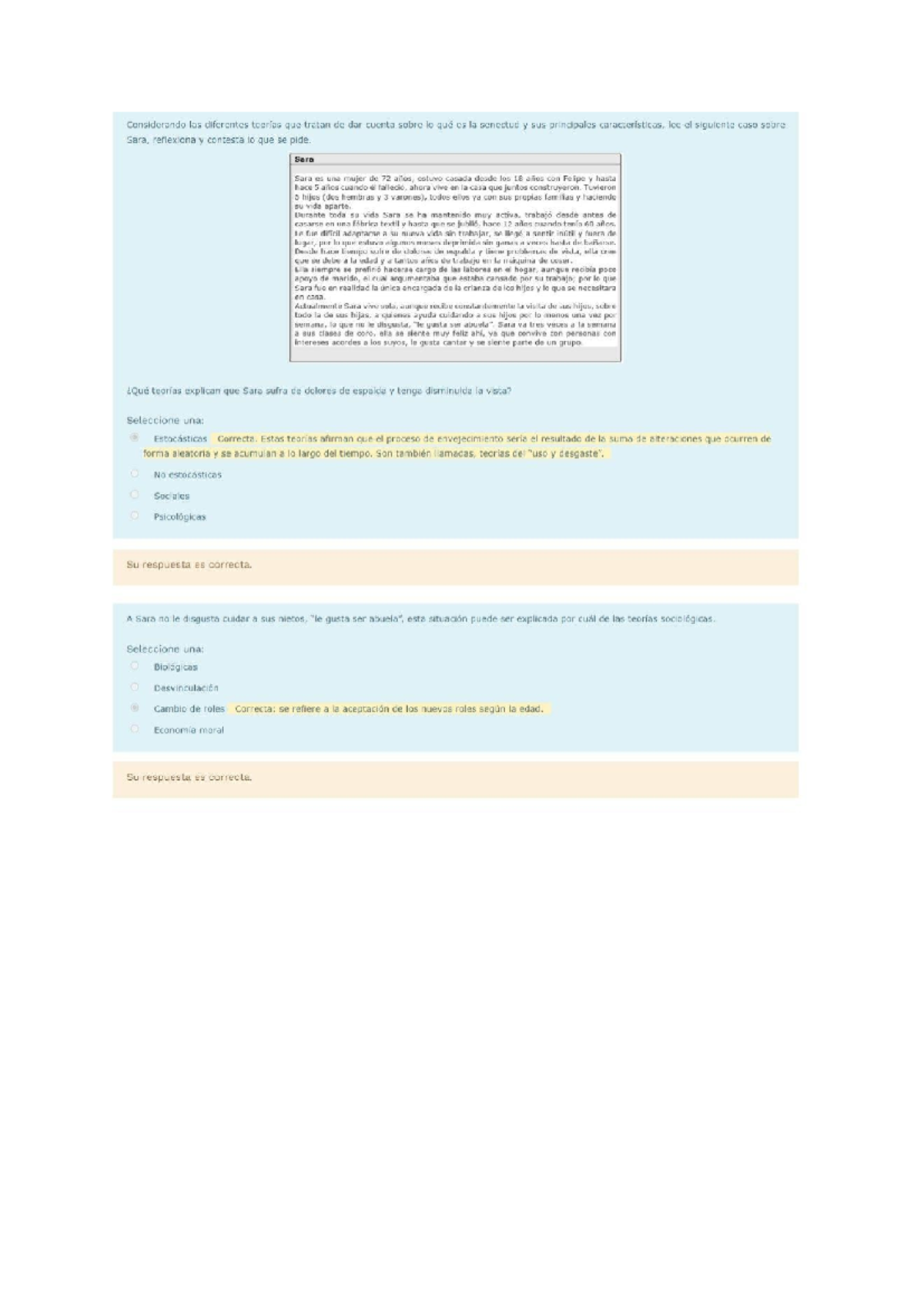 Autocalificable 4 - Desarrollo en la adultez y senectud - Studocu