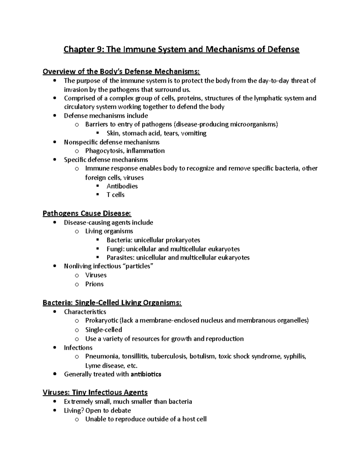 The Immune System and Mechanisms of Defense - Comprised of a complex ...