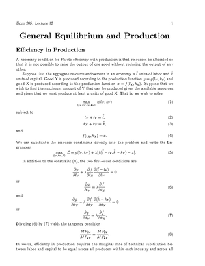 Lecture 13 Notes - Pecuniary Externalities and Economic Rent We ...