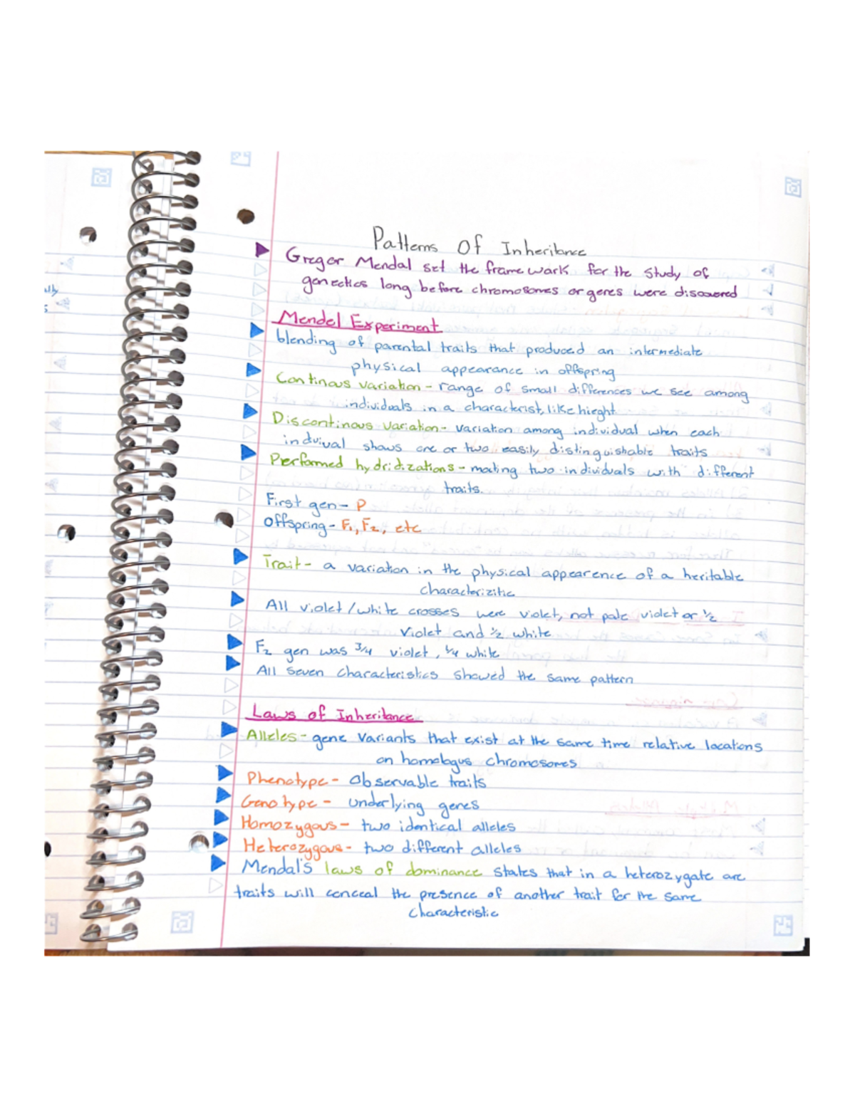 Patterns of Inheritance - BIOSC 0150 - Pitt - StuDocu