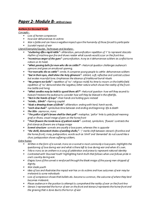 Past The Shallows HSC notes - The Common Module Texts and Human ...