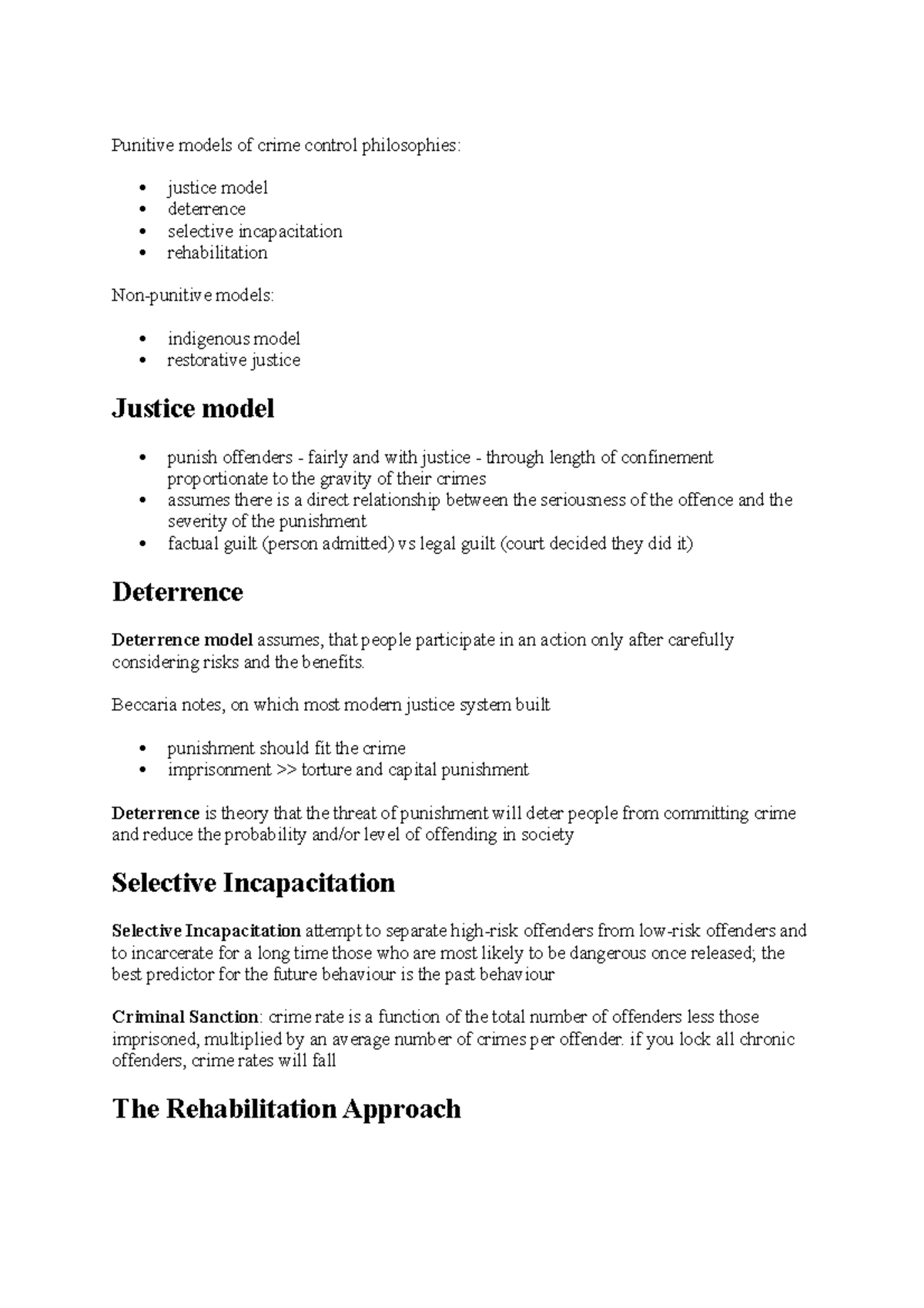 Chapter 3. Control Philosophy and Criminal Justice Policy - Punitive ...