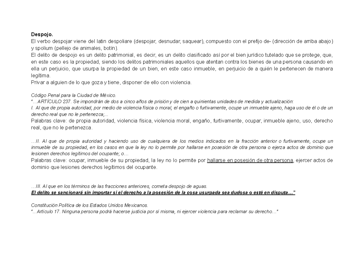 Despojo - El verbo despojar viene del latin despoliare (despojar ...