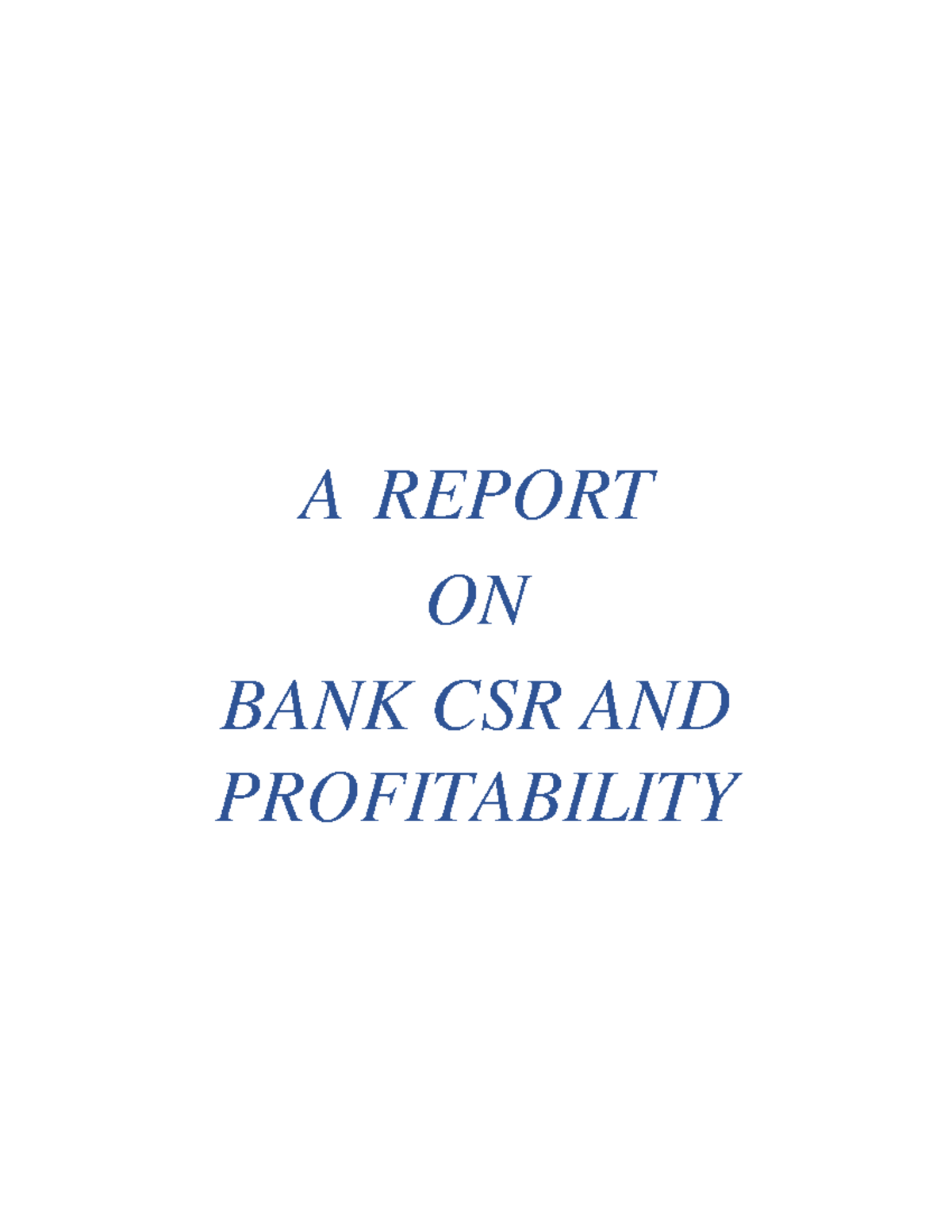 Banking- Final - this very helpful for assignment - A REPORT ON BANK ...