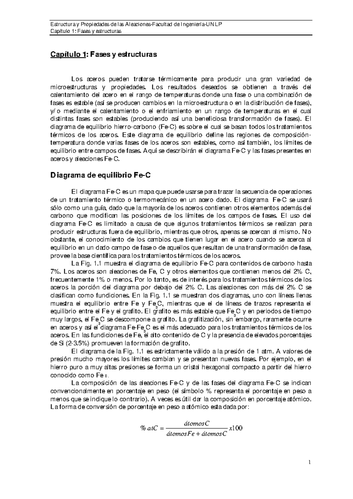 CAP1 Fases y estructuras - Capítulo 1: Fases y estructuras Capítulo 1 : Fases y estructuras Los ...