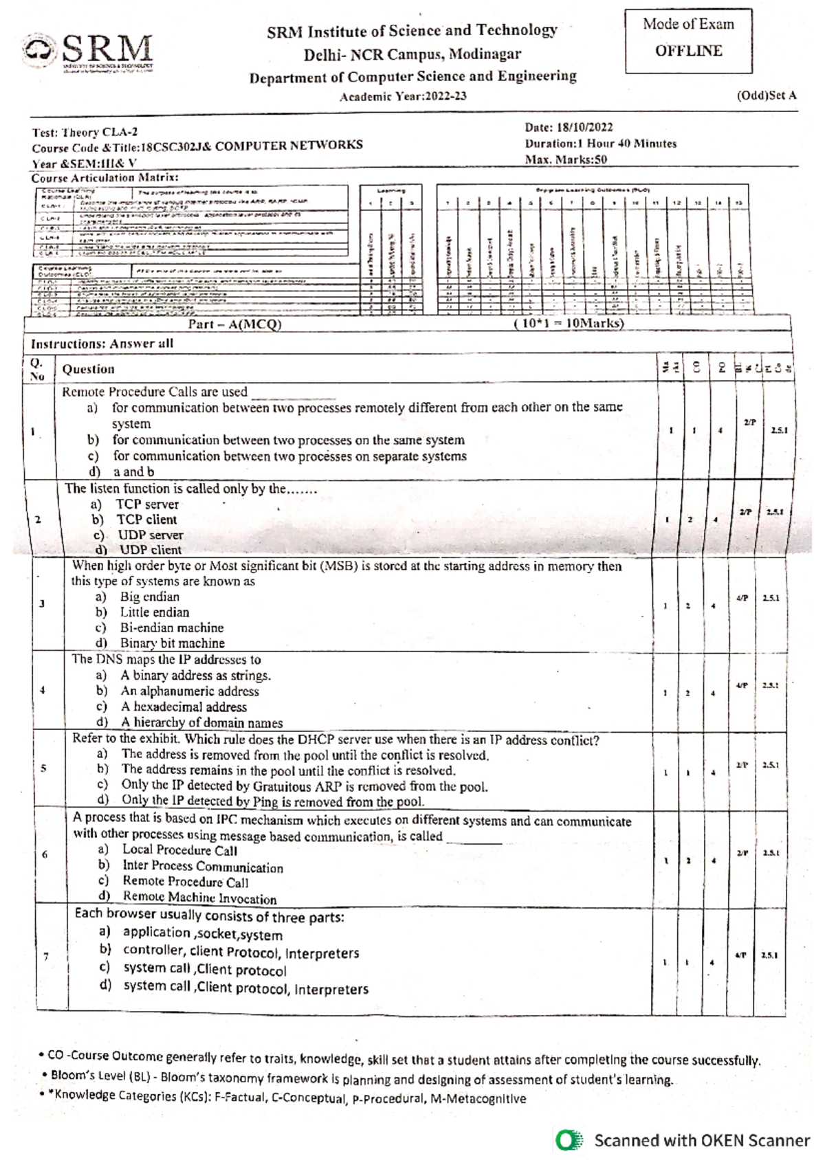 Cn Ct 2 Cn Ct 2 Pdf Computer Networks Studocu