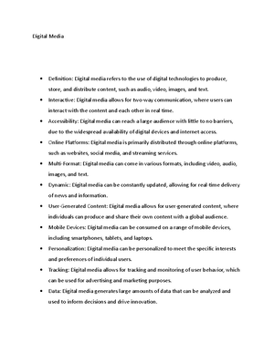 Radio media notes - Radio Radio is a mass medium that uses ...