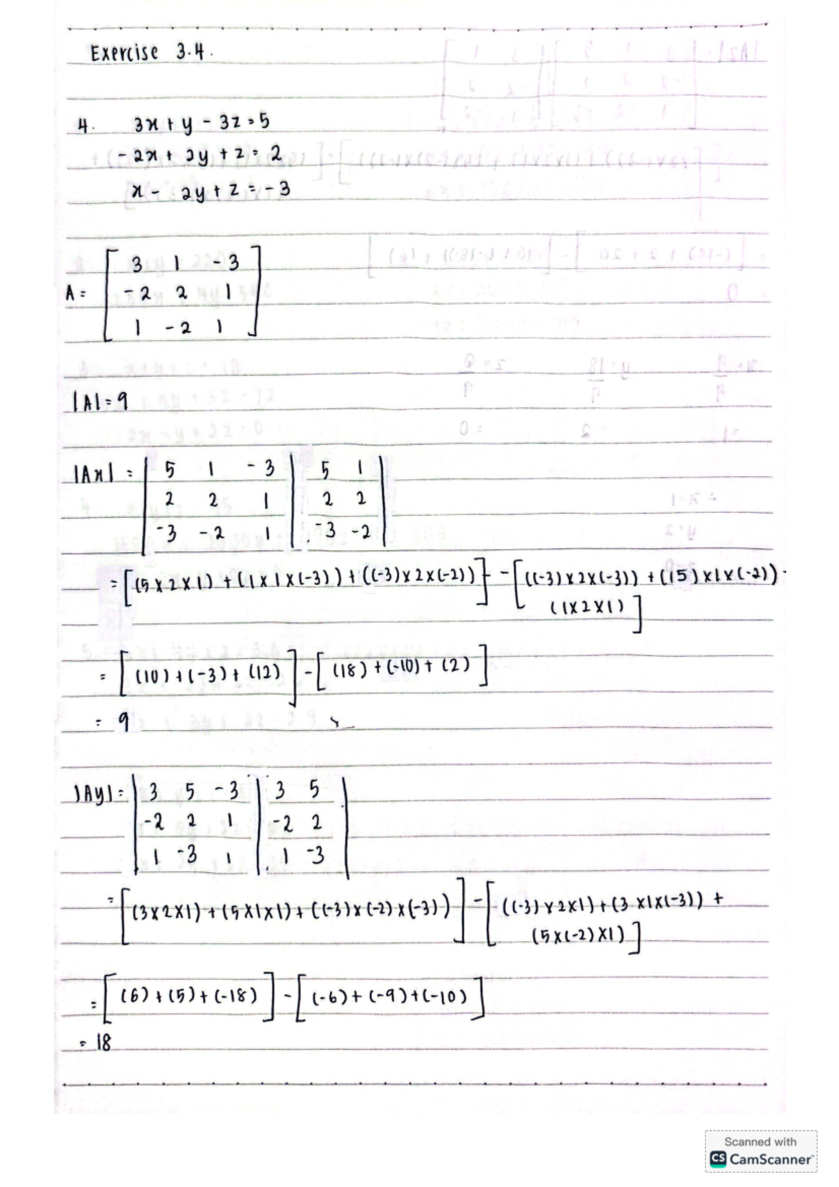 Totu Week 7 math - Toturial Math - Exercise 3. 4. x I 1 A 1 9 0 IAnl 5 ...