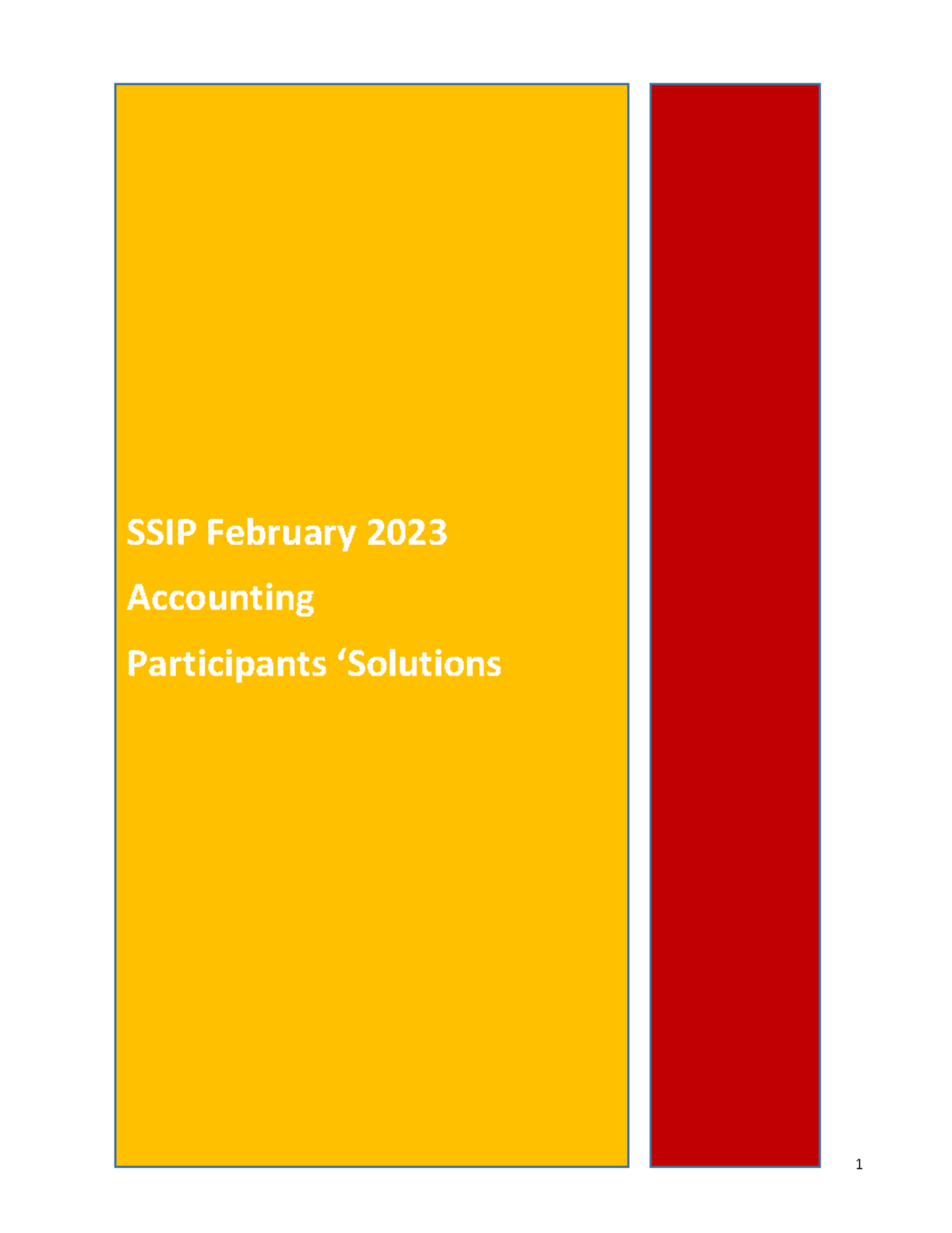 2023 T1 Acc Participants Guide Solutions - SSIP February 2023 ...