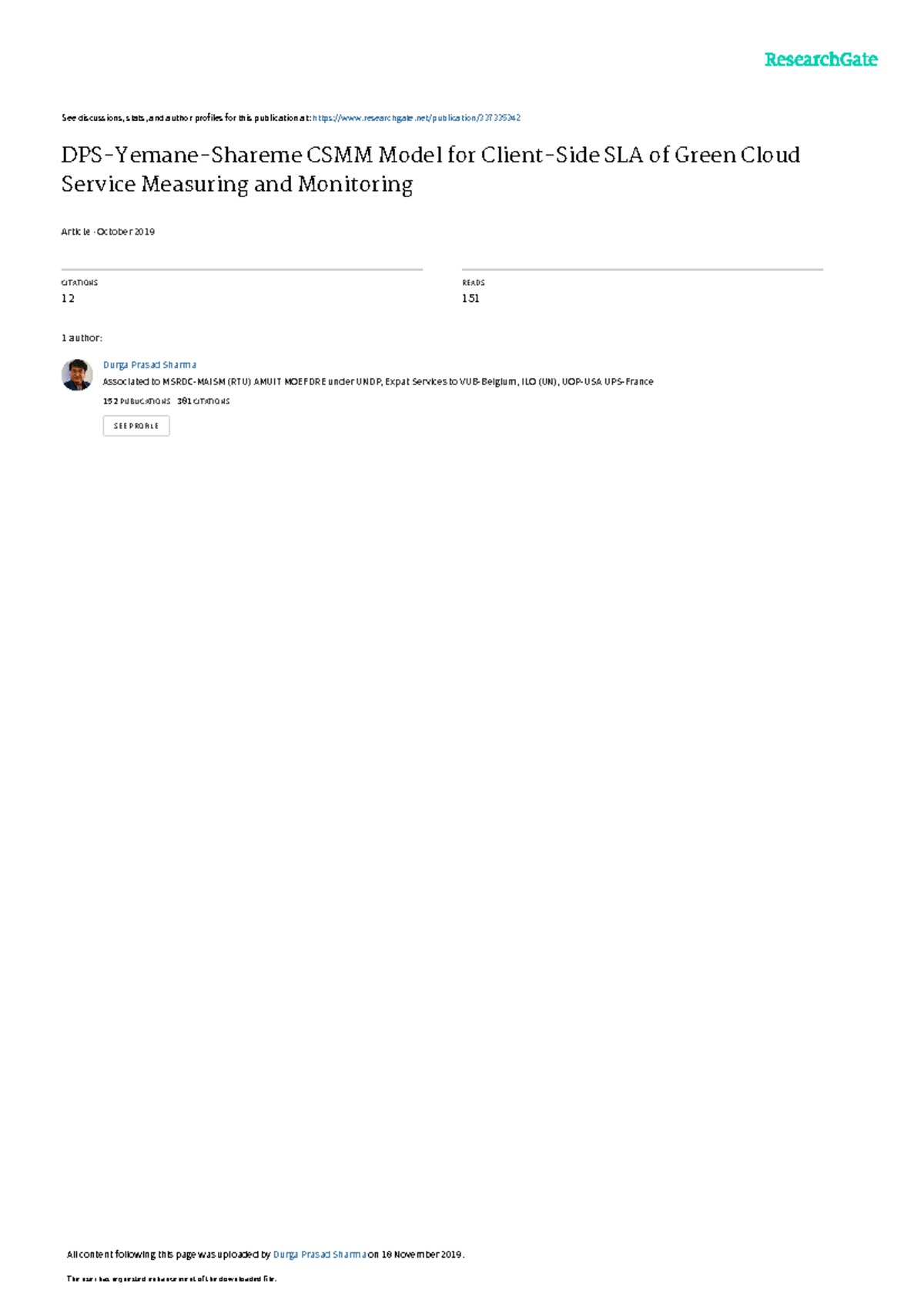 DPS-Yemane-Shareme CSMM - See discussions, stats, and author profiles ...