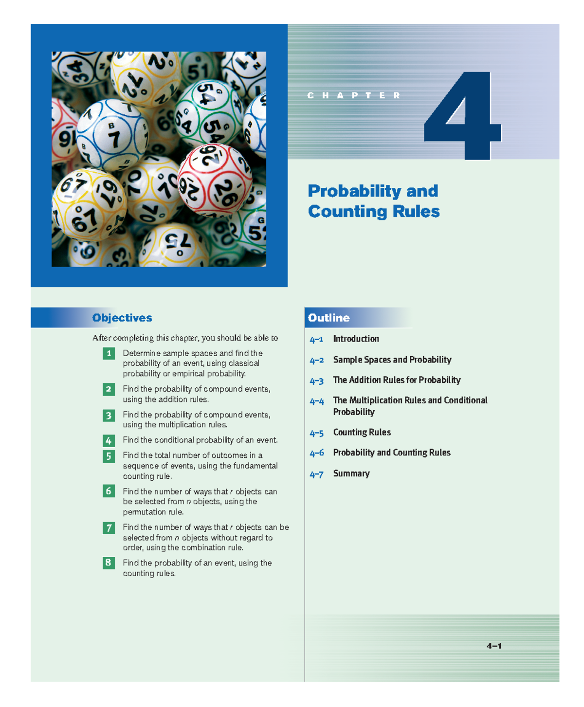 Bluman Statistics ebook Ch05 Probability - ####### Objectives After ...