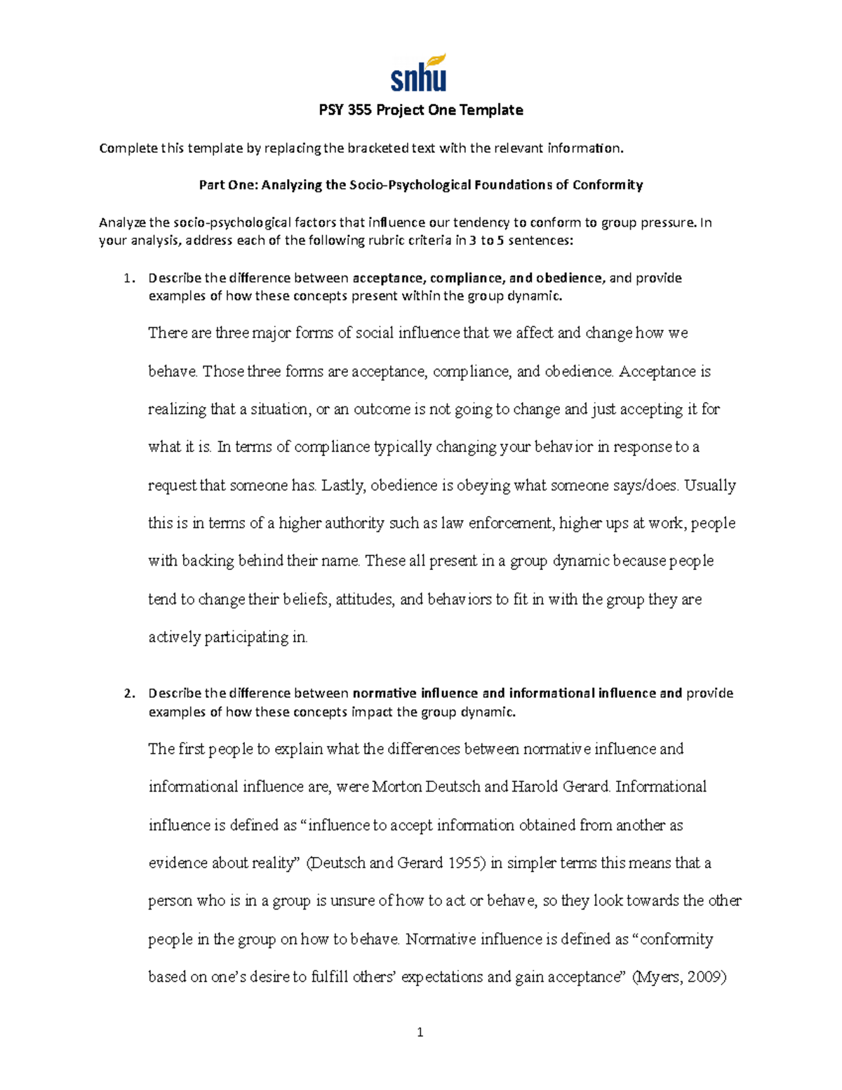 Project One Template Complete - Part One: Analyzing the Socio ...