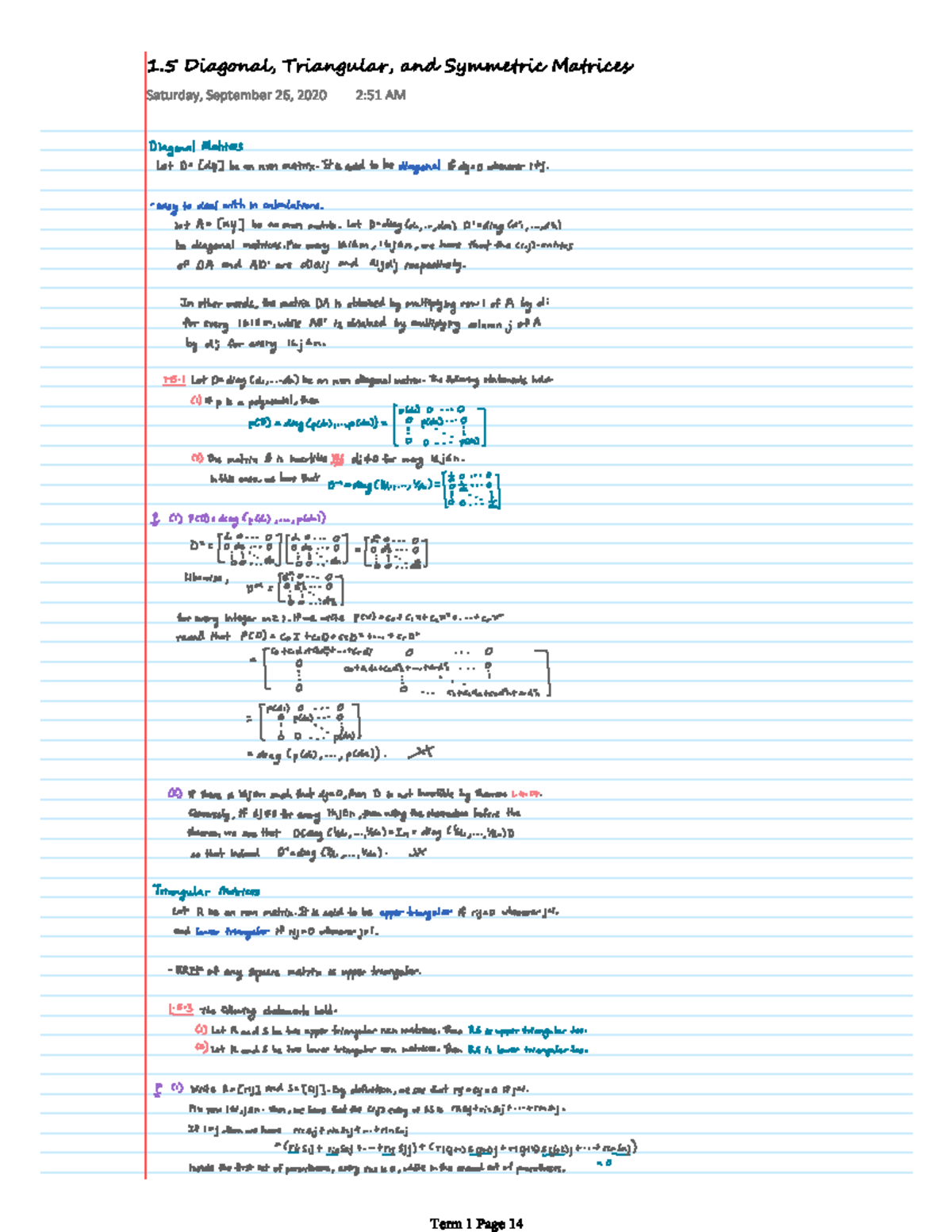 MATH1300 Notes Part 2 - Raphael Clouatre - math1300 - StuDocu