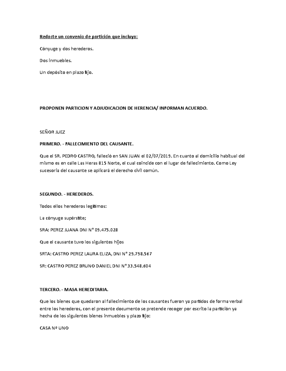 Act 2 Sucesiones - lo unja ndhelolo y jshdgez mvmv. mbn ddhhd eyhshgay ...