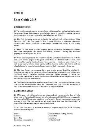 Con29m guidance notes part 1 2018 - © The Law Society 2018 PART I Law ...