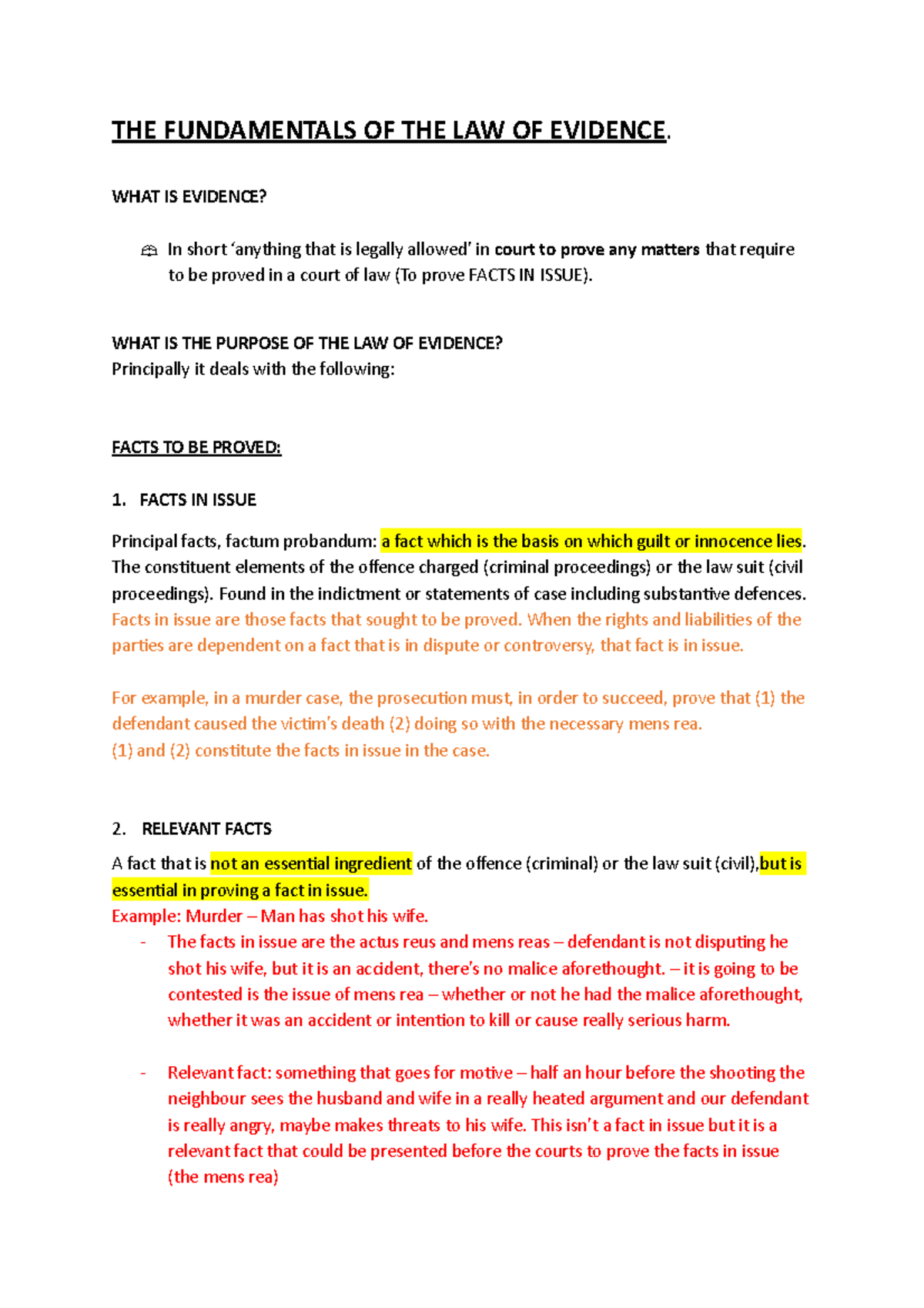 Fundamentals lecture - everything you need to know - THE FUNDAMENTALS ...