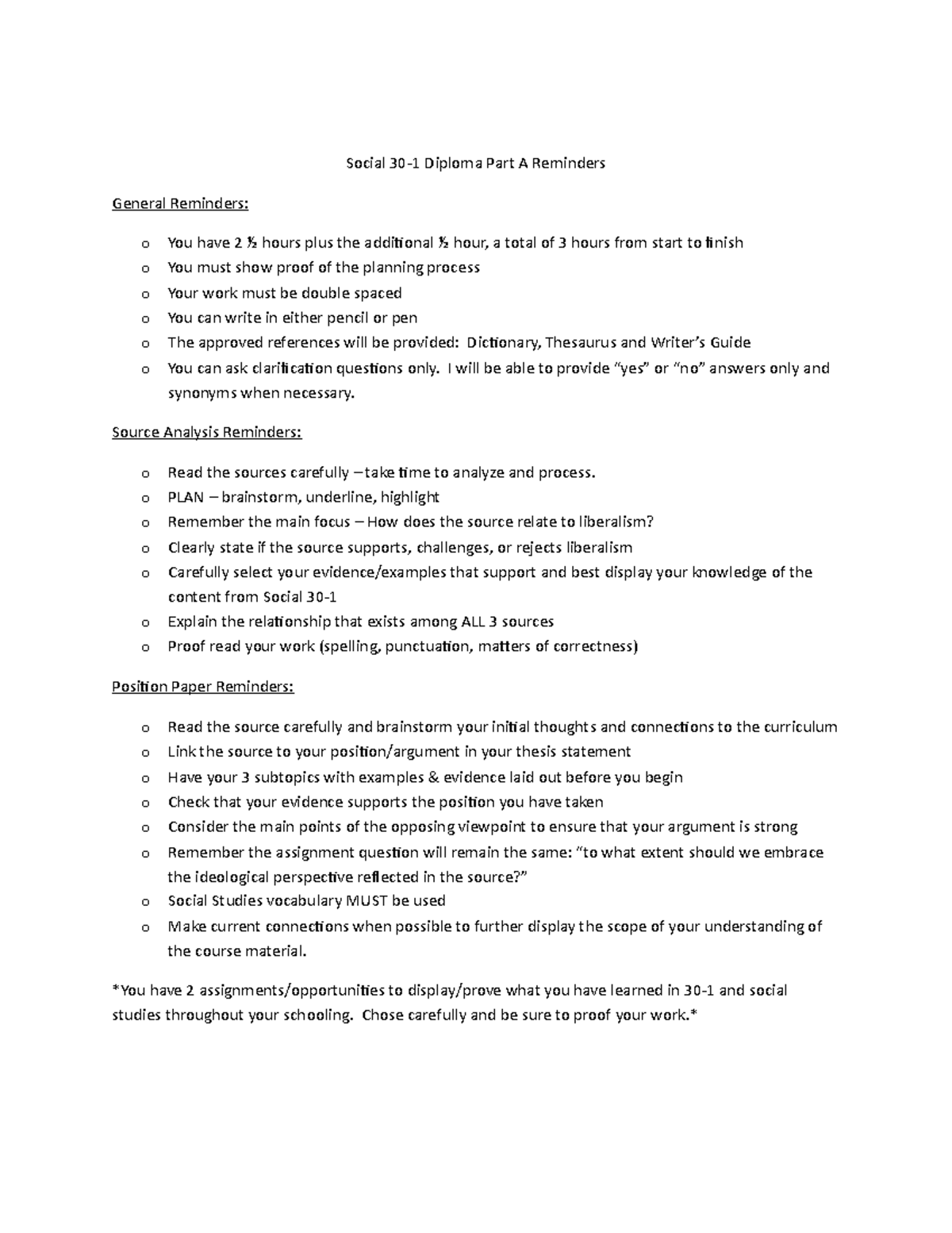 social-30-exam-tips-social-30-1-diploma-part-a-reminders-general