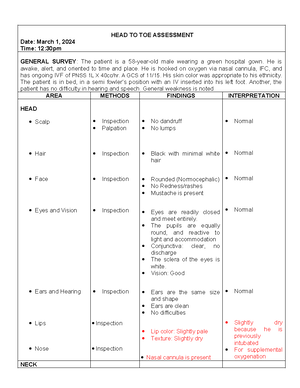 Abdominal Assessment in Health Assessment Notes Guides you can use in ...