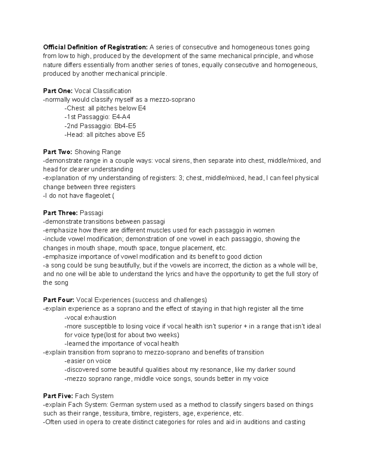 Registration Presentation Explanantion - Official Definition of ...