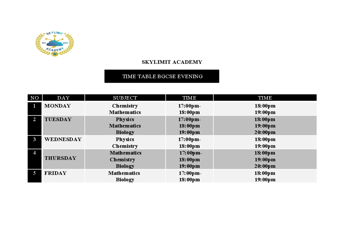 Evening time table 3,5 - Summary Frysk Wurdboek: Hânwurdboek Fan'E ...