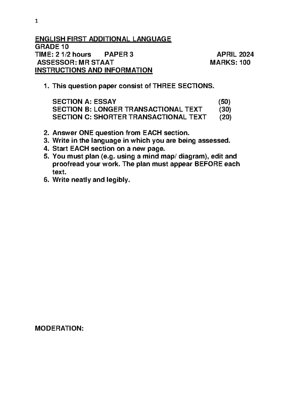 English First Additional Language 2024 P3 - ENGLISH FIRST ADDITIONAL ...
