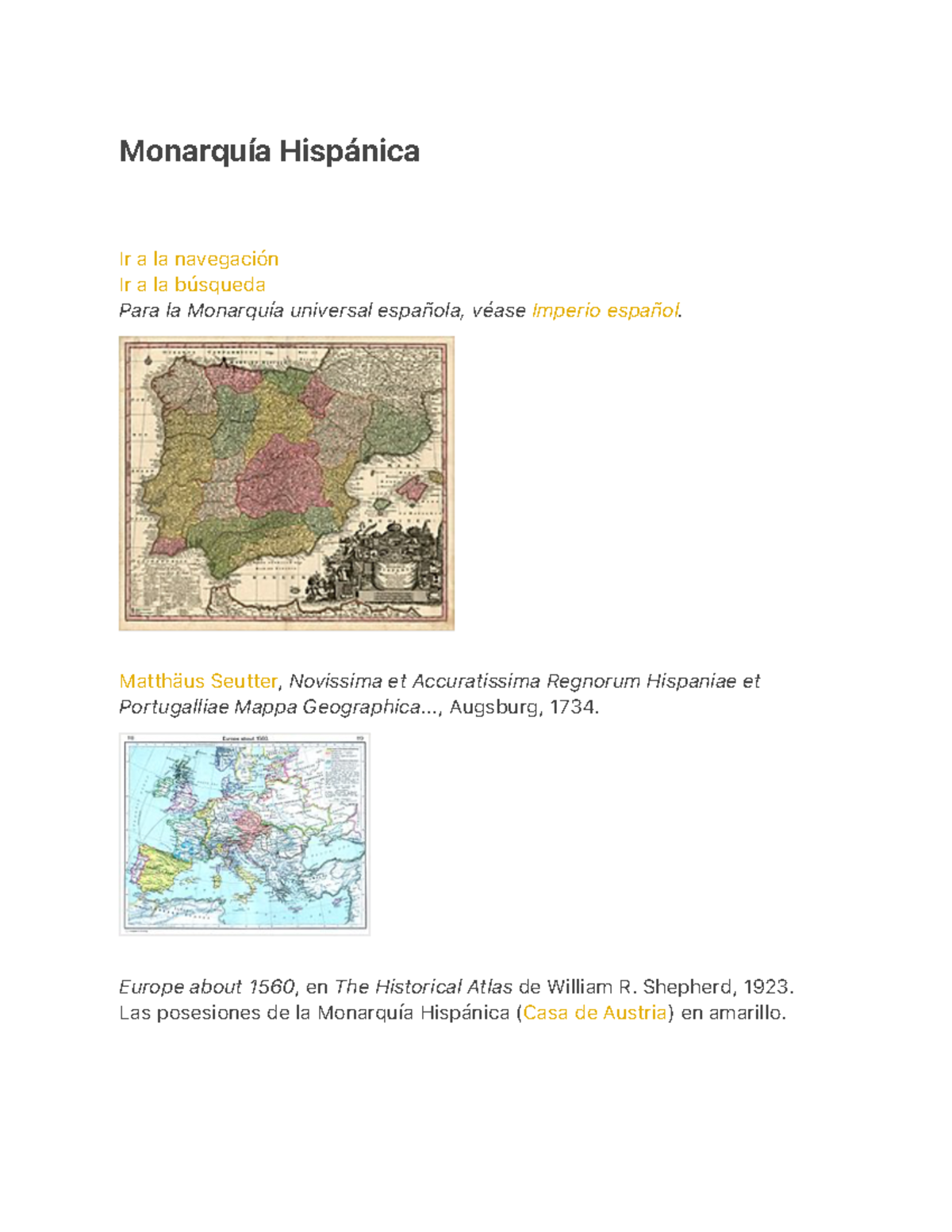 Monarquía Hispánica - Monarquía Hispánica Ir a la navegación Ir a la ...
