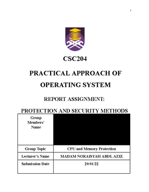 CSC253 Soalan TEST 2021 - CONFIDENTIAL CS/MAY 2021 /CSC UNIVERSITI ...