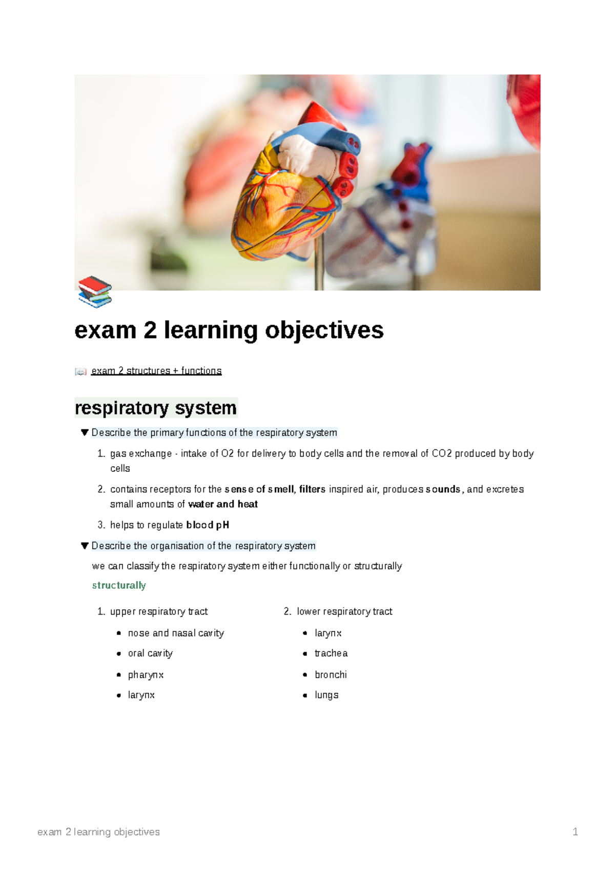 Exam 2 learning objectives - È exam 2 learning objectives Ä exam 2 ...
