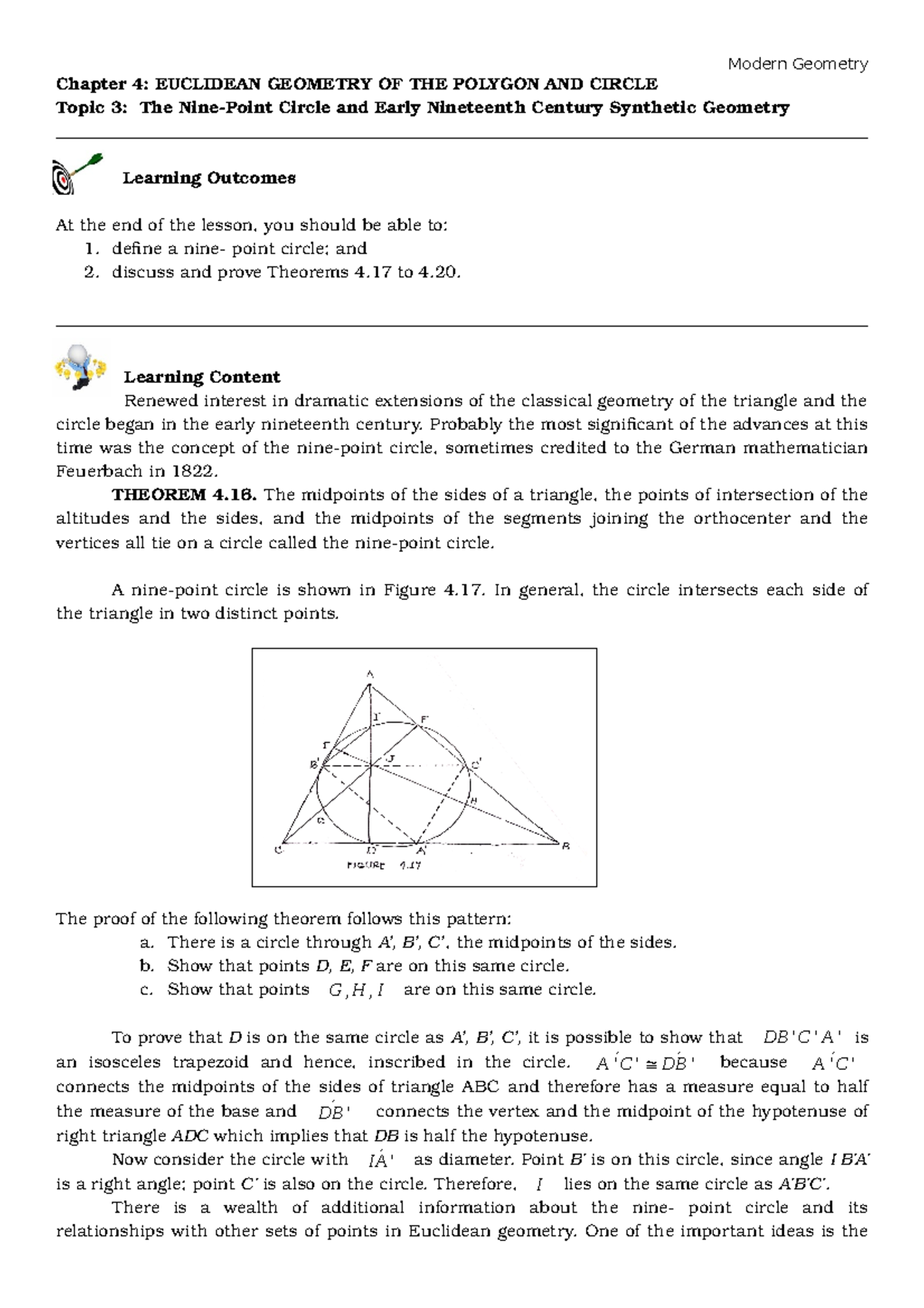 Chapter 4 Topic 3 Module - Chapter 4: EUCLIDEAN GEOMETRY OF THE POLYGON ...