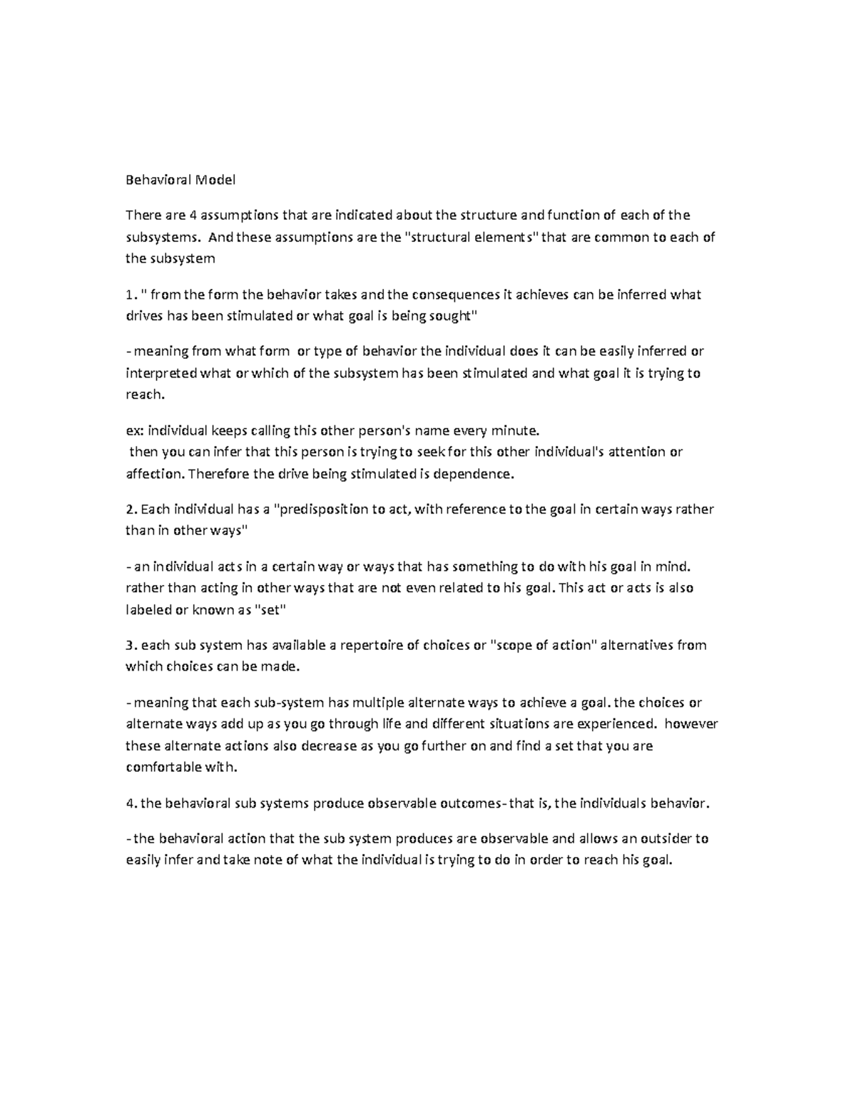 Johnson-2 - Johnson behavioral model notes - Behavioral Model There are ...