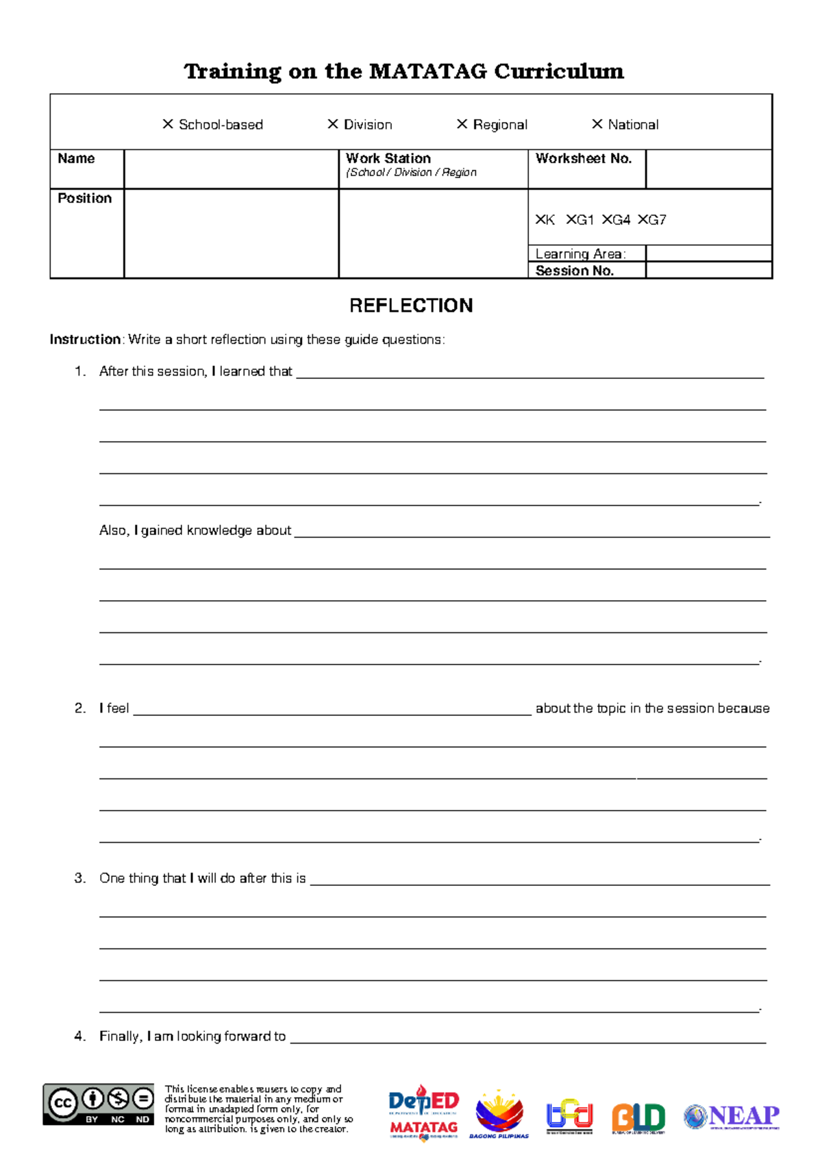 English 7 2B Worksheet 3 - This license enables reusers to copy and distribute the material in ...