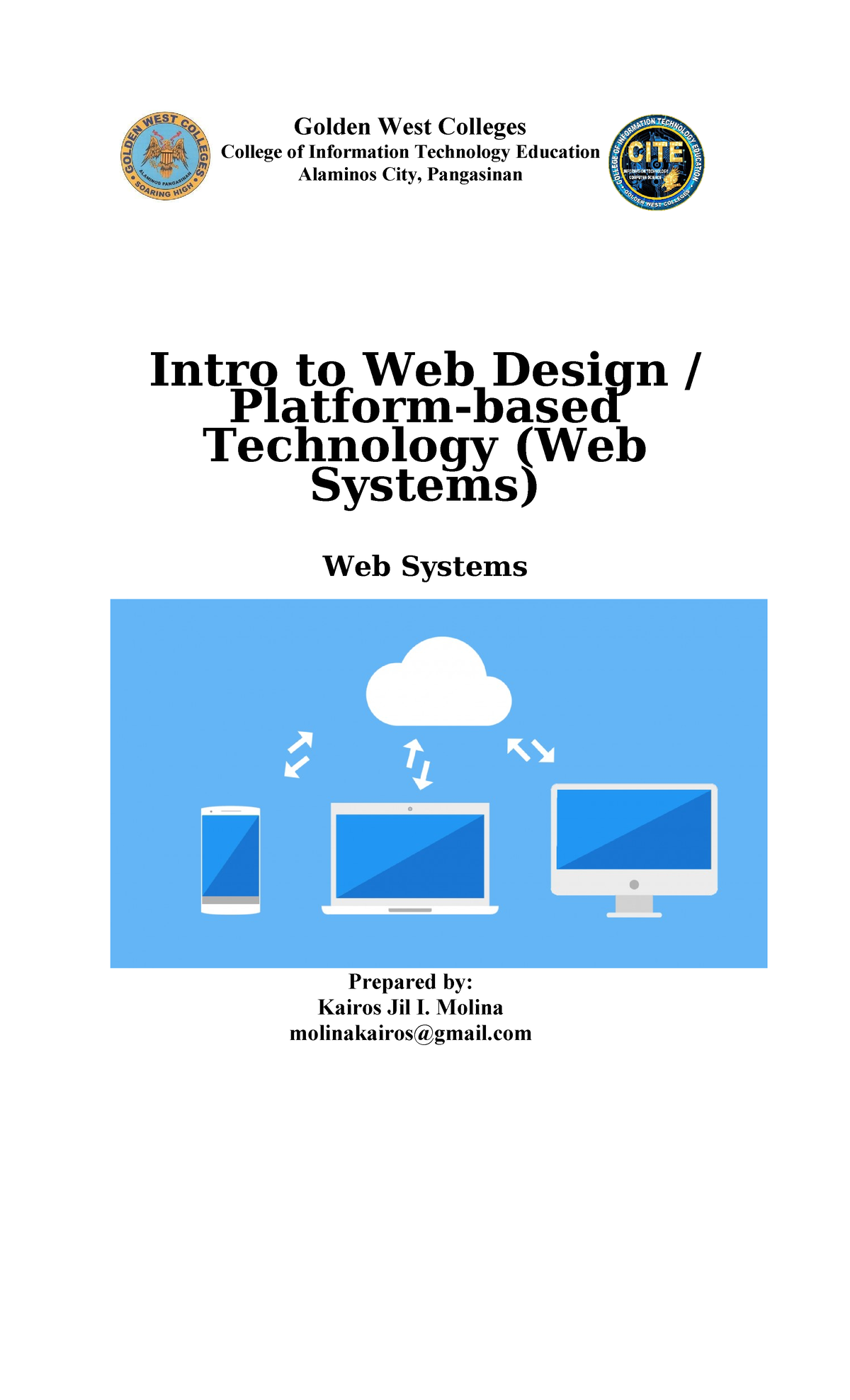 PT101 WS101 7 - Lecture - Golden West Colleges ####### College of ...