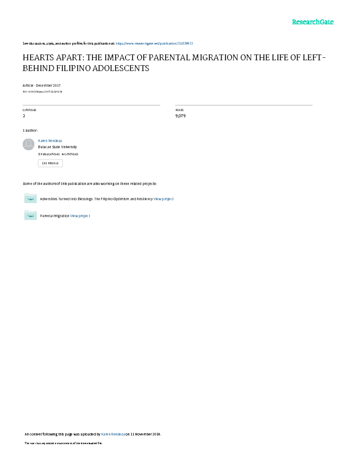 Hearts Apart Peoplepublished 2017 - See discussions, stats, and author ...