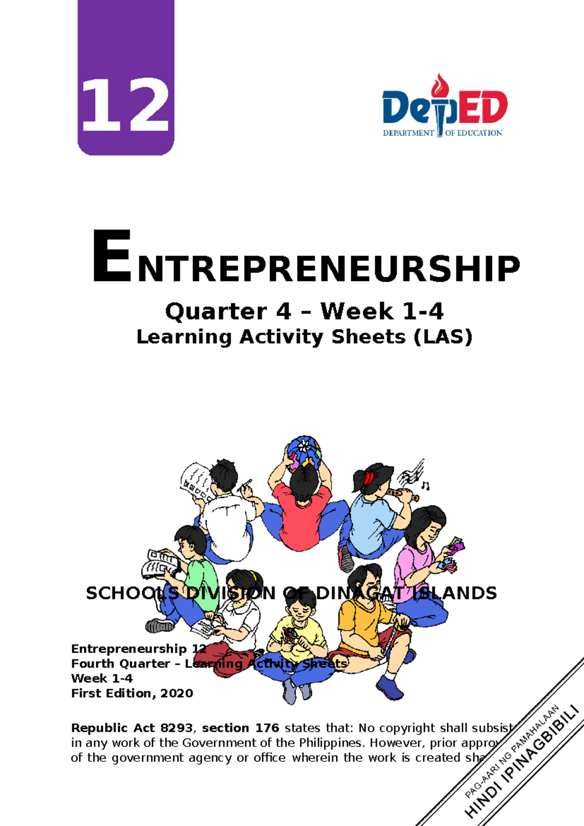 Entrep 4th Quarter LAS - Report - ENTREPRENEURSHIP Quarter 4 – Week 1 ...