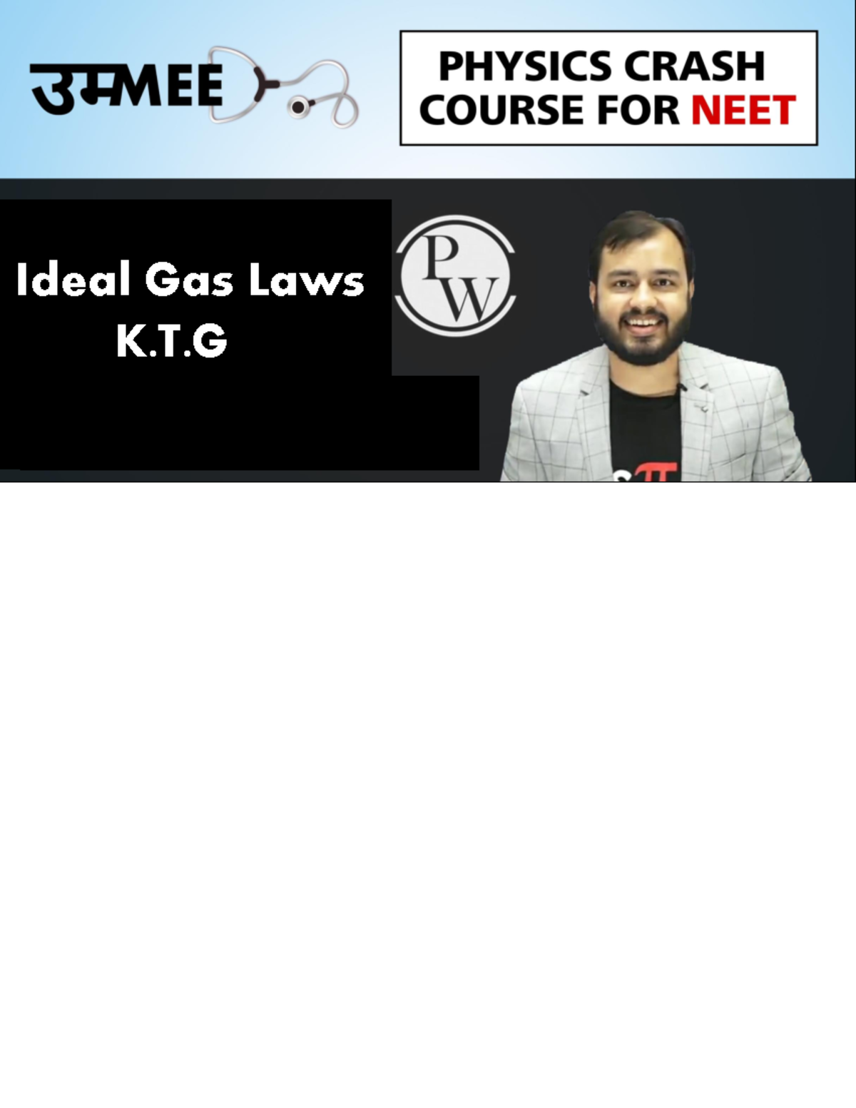 KTG - Physics - BATCH Ideal Gas Laws BASIC MATHS K.T Ideal Gas Laws ...