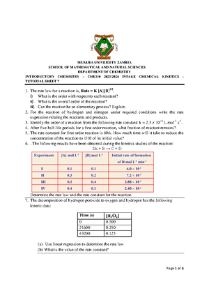 Mole concept moles equations and molarity - O-level The mole A mole of ...