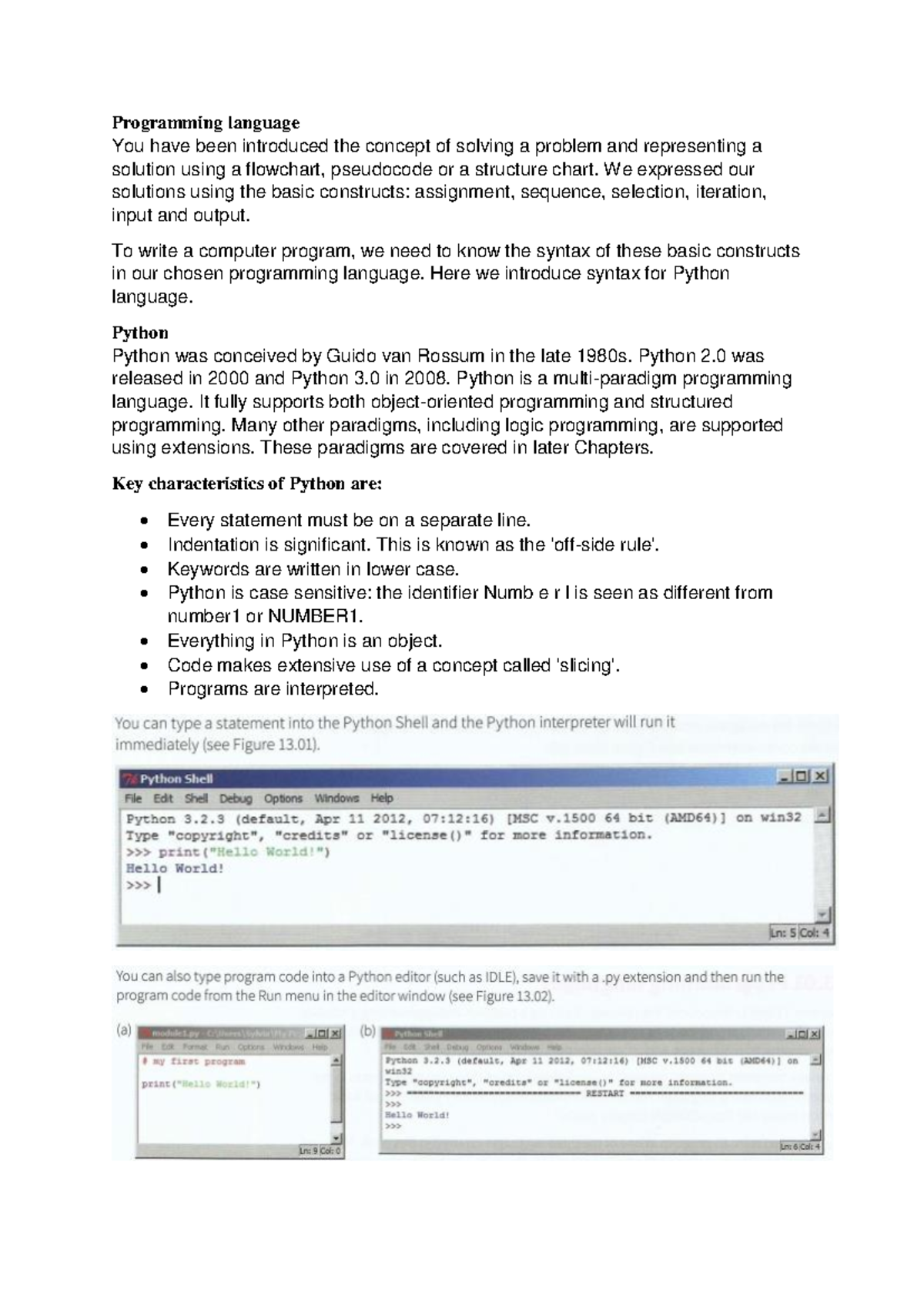 Programming Language Good For You Programming Language You Have Been Introduced The Concept